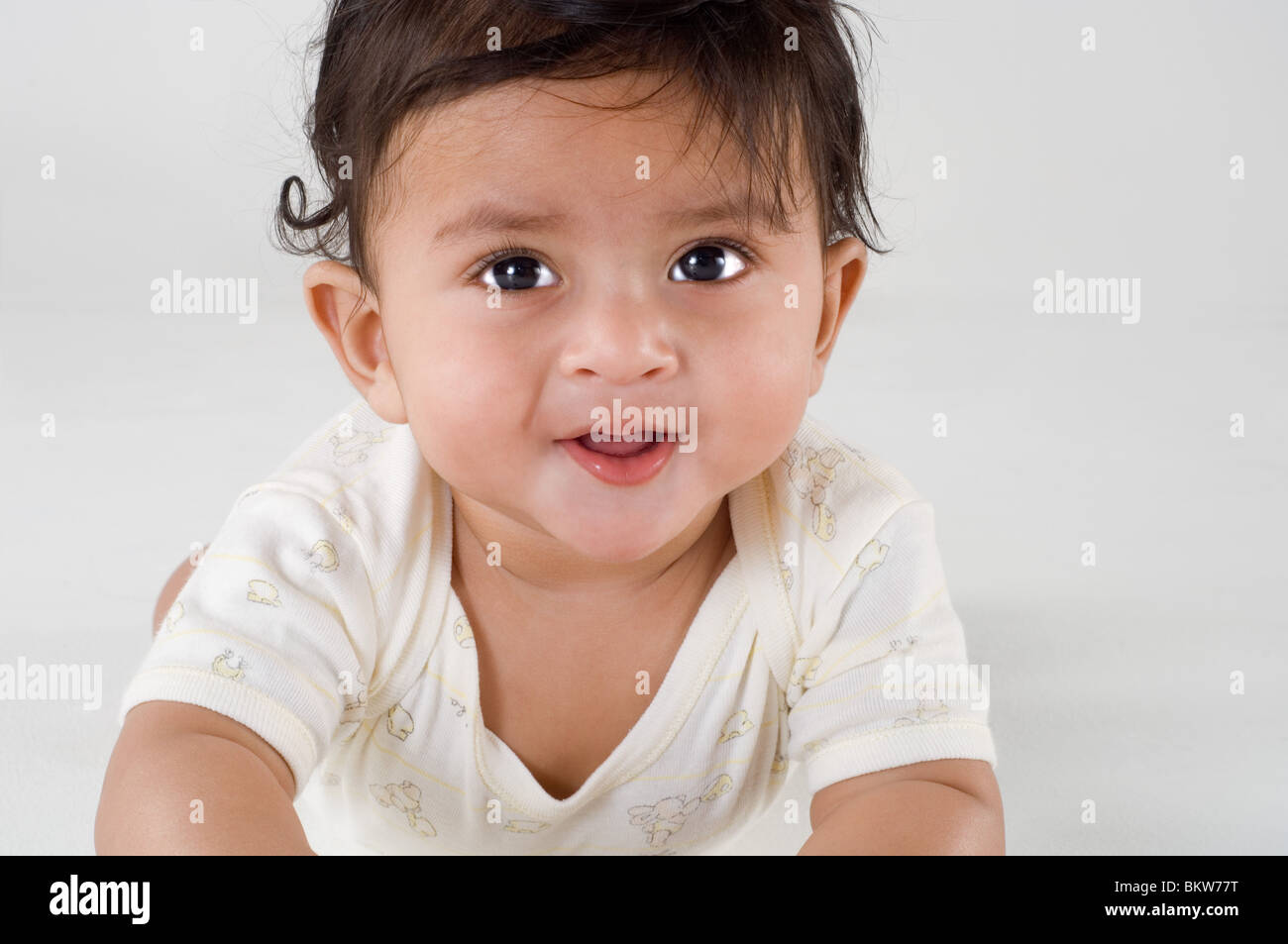 Baby boy smiling Stock Photo - Alamy