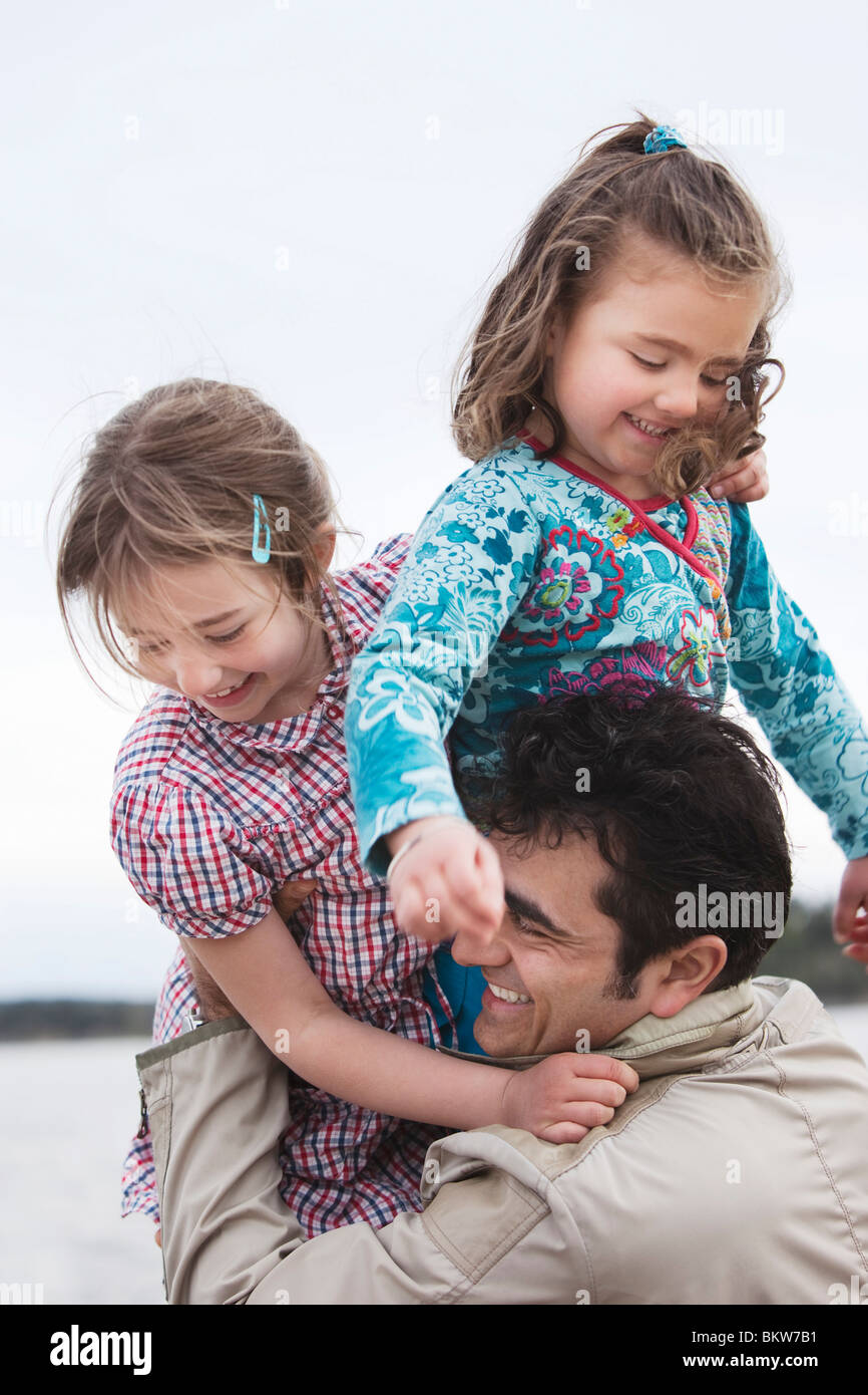 Lifting kids hi-res stock photography and images - Alamy