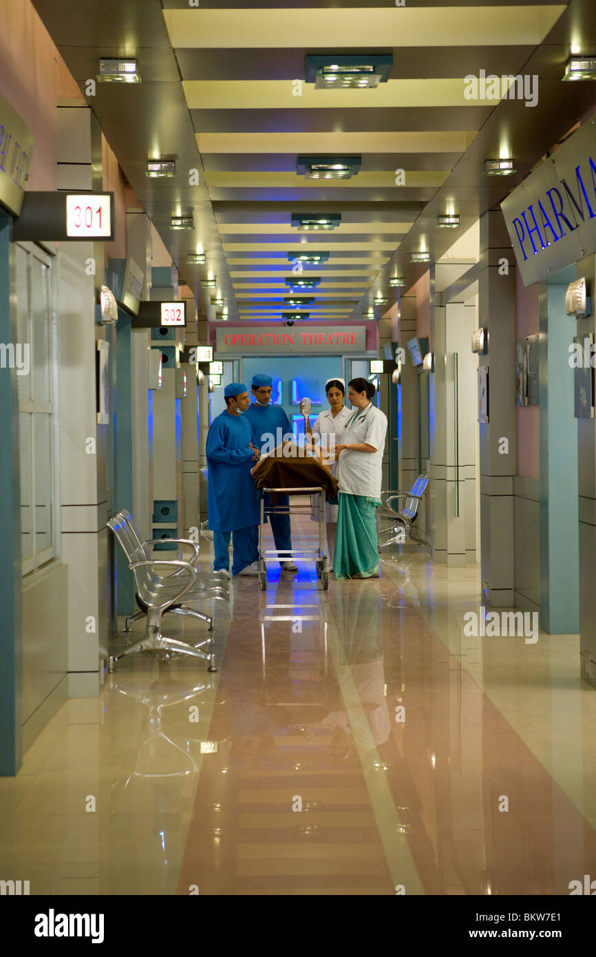 Doctor doing a quick examination to a patient Stock Photo - Alamy