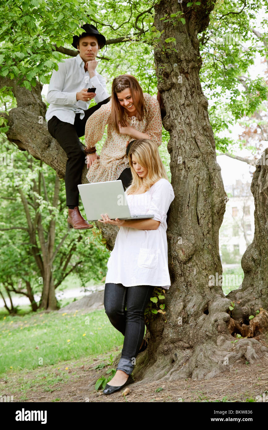 Girls in dresses in trees hi-res stock photography and images - Alamy