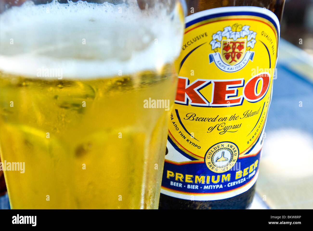 Keo Beer, Cyprus Stock Photo - Alamy