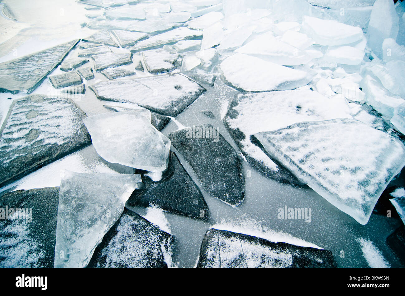 Ice freezing on lake hi-res stock photography and images - Alamy
