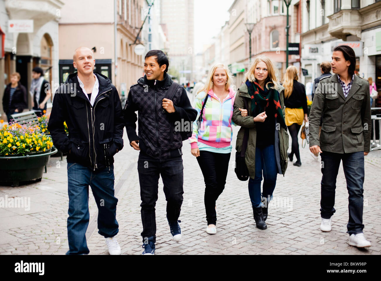 Groups of five hi-res stock photography and images - Alamy