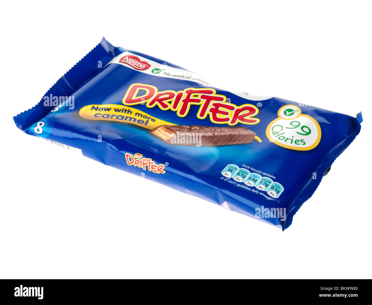 Packet of Chocolate Bars Stock Photo - Alamy