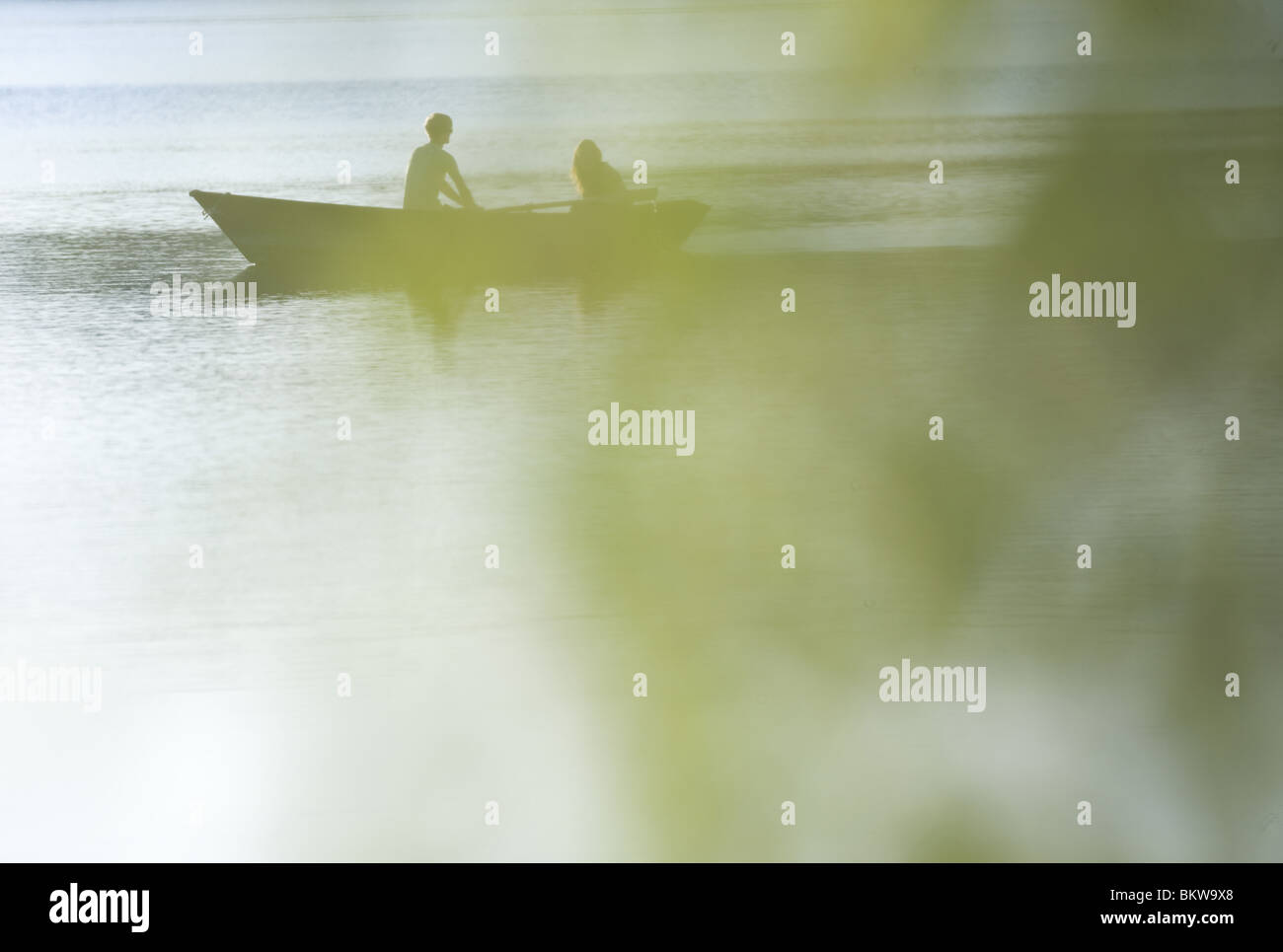 Two people in a boat hi-res stock photography and images - Alamy