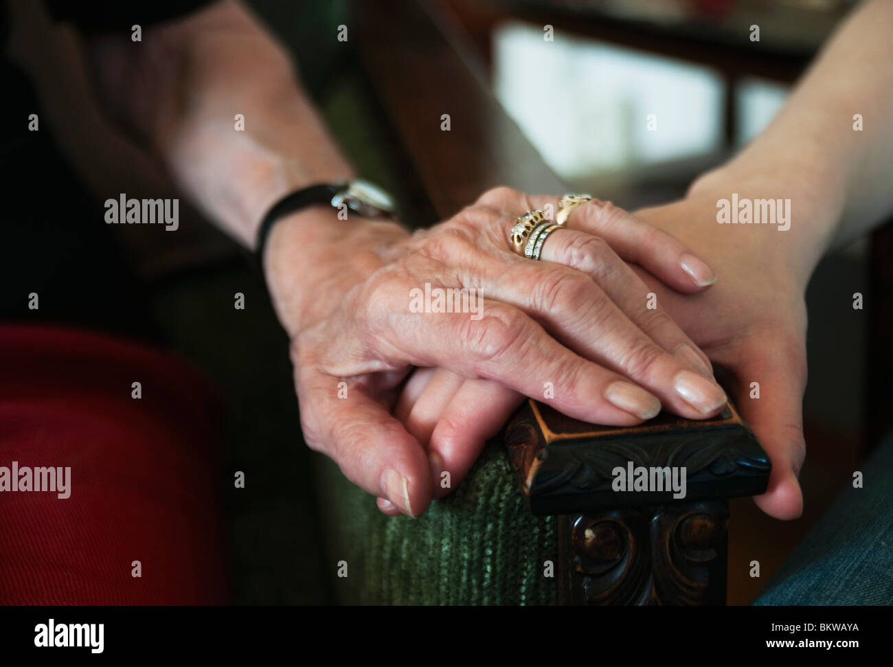 Support on hands hi-res stock photography and images - Alamy
