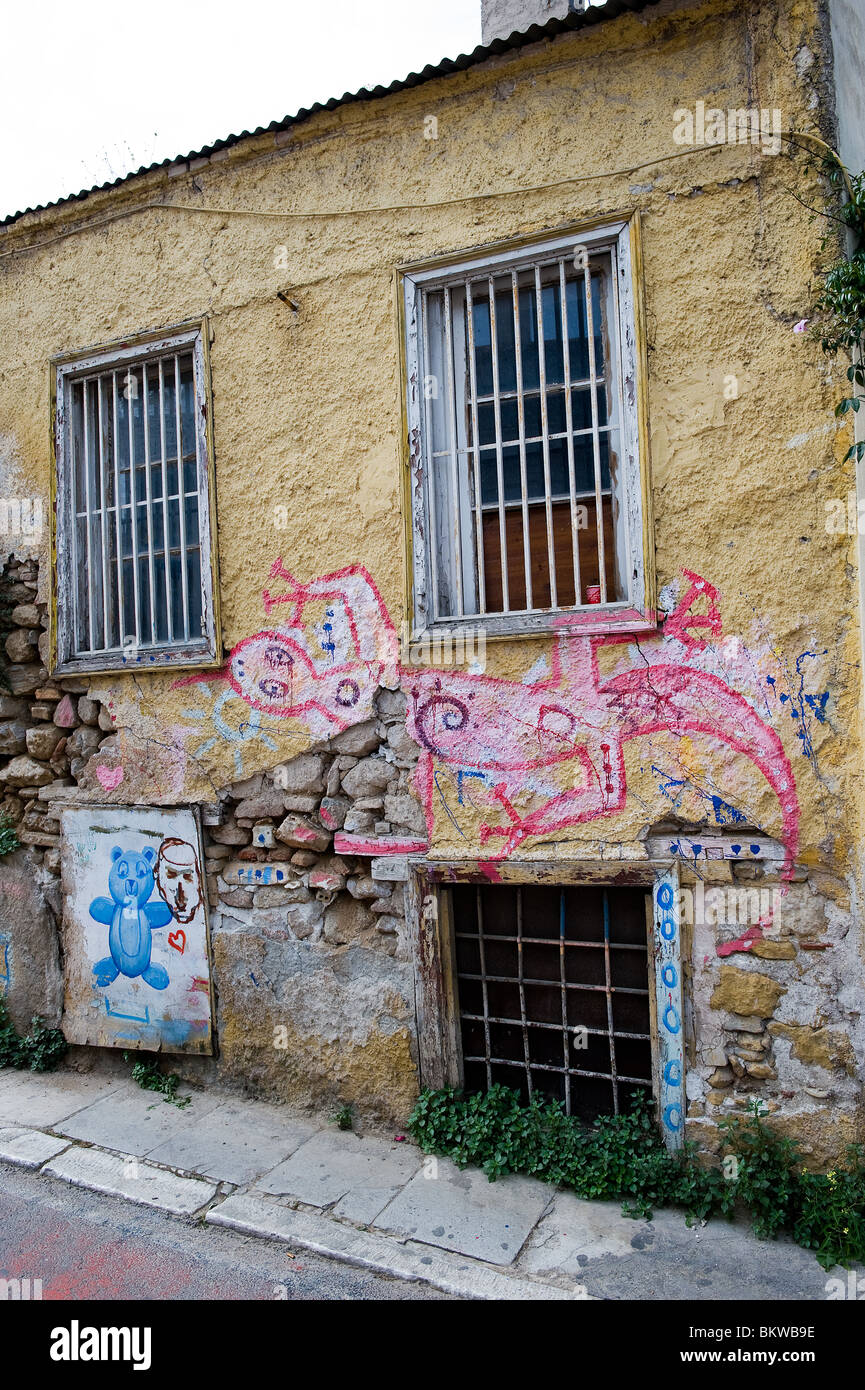 Anafiotika, Plaka, Athens, Greece Stock Photo - Alamy