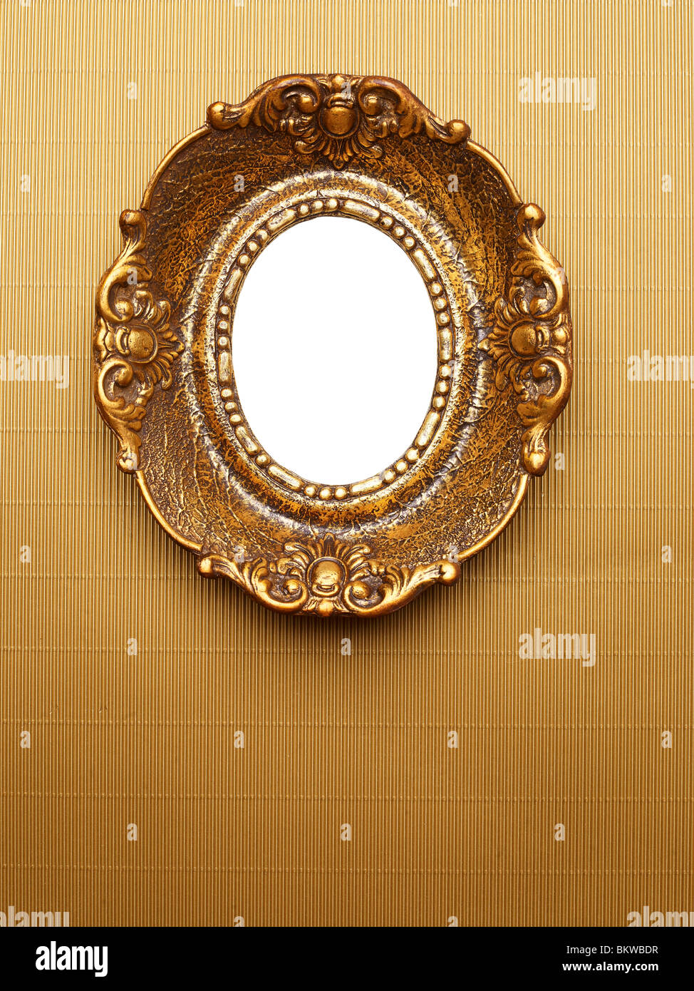 Old Picture Frame Isolated On White Background, Design Element Stock ...
