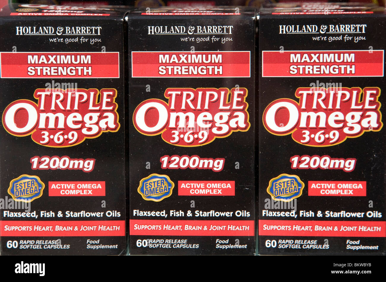 Triple Omega 3 High Resolution Stock Photography and Images - Alamy