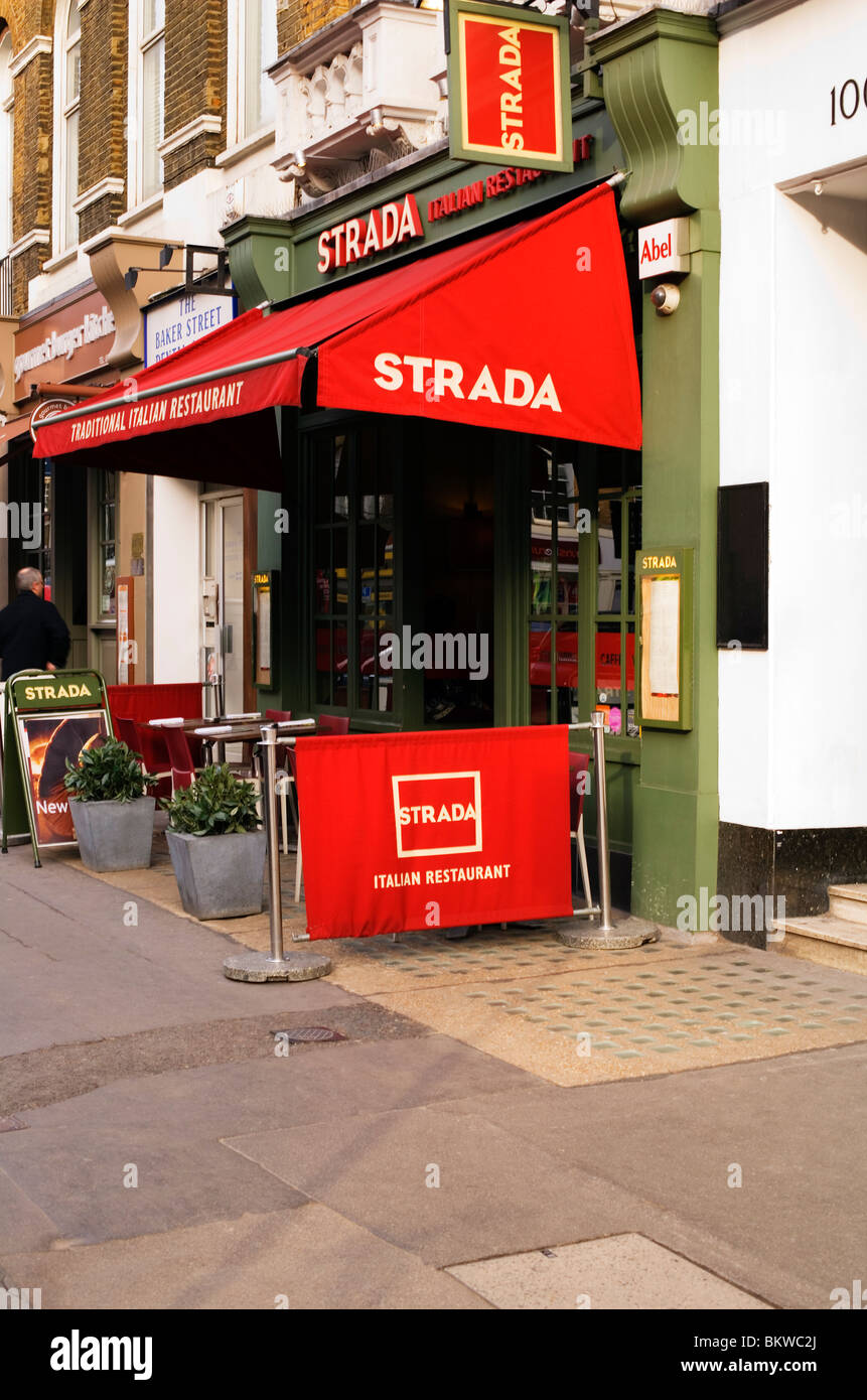 Strada, Baker Street, London, England, UK, Europe Stock Photo - Alamy