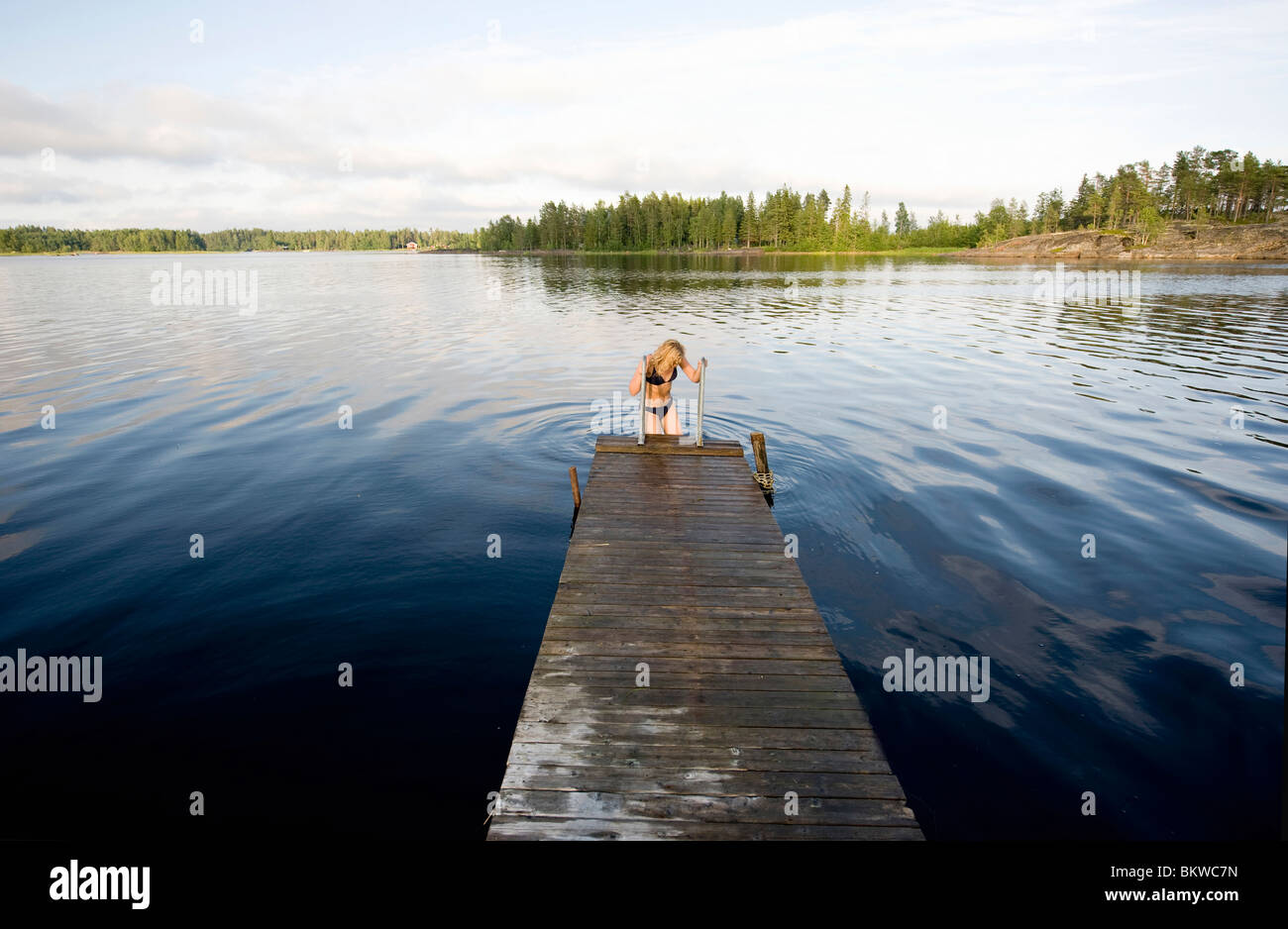Entering water hi-res stock photography and images - Alamy