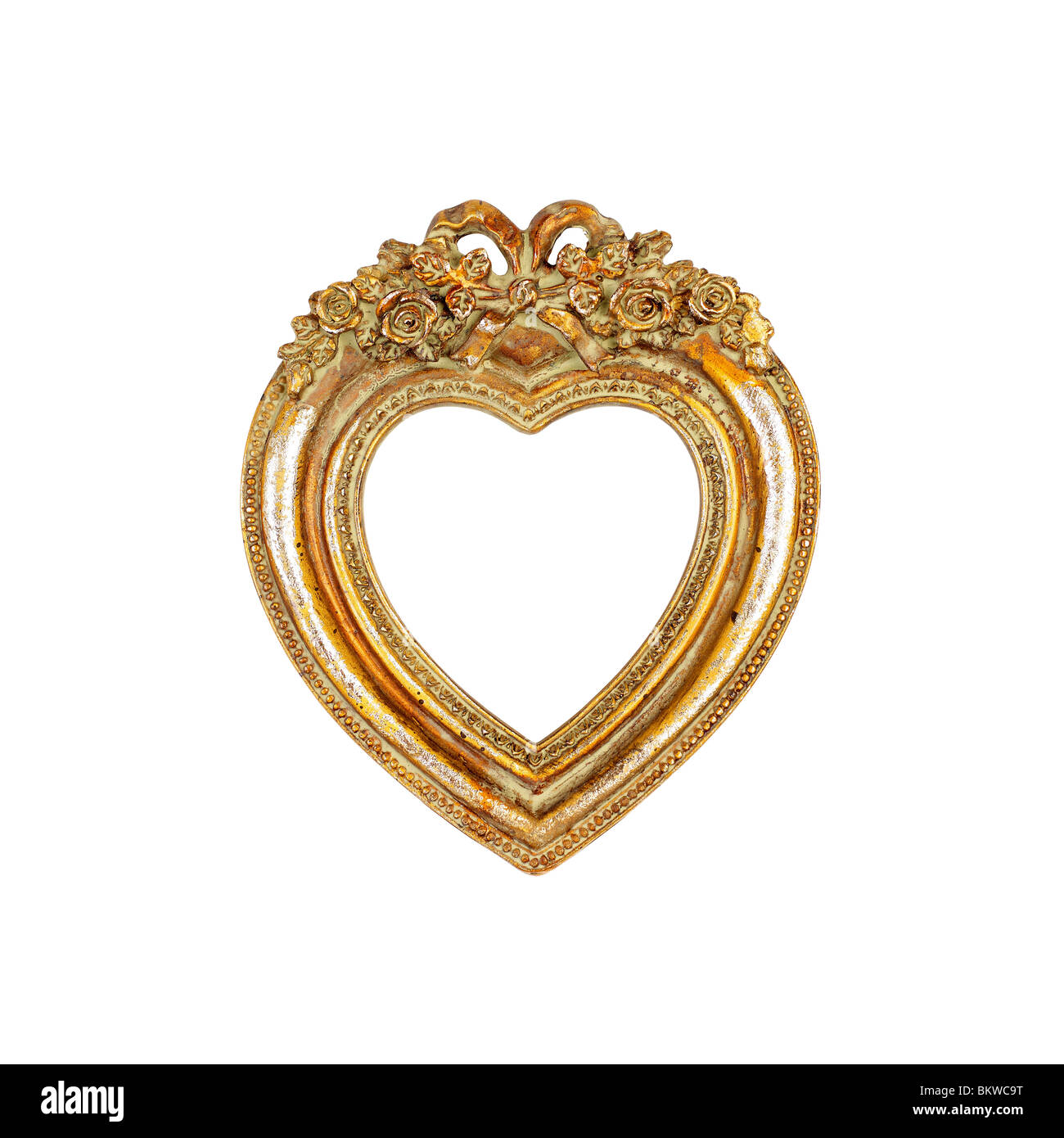 Heart Picture Frame isolated on white background, graphic design ...