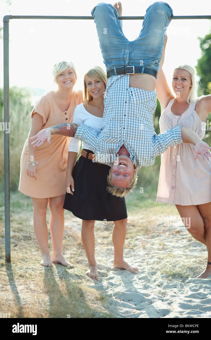 Down hang hi-res stock photography and images - Alamy