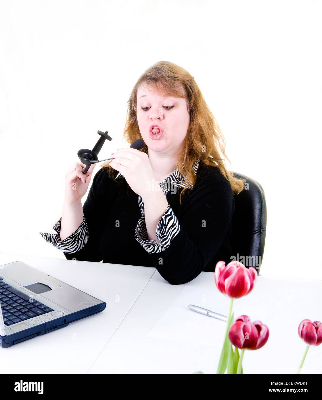 Woman funny expressions Cut Out Stock Images & Pictures - Alamy