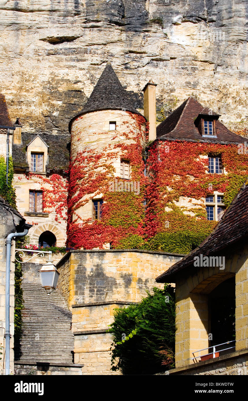 La Roque Gageac, Aquitaine, Dordogne, South West France, Europe Stock ...