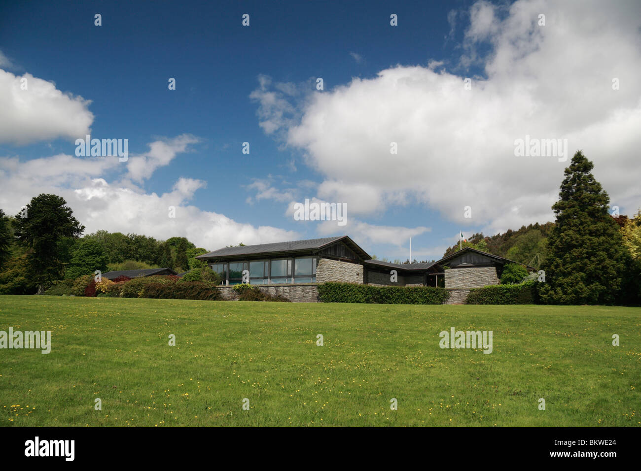 The Visitor Centre in the John F. Kennedy Arboretum, Co Wexford ...