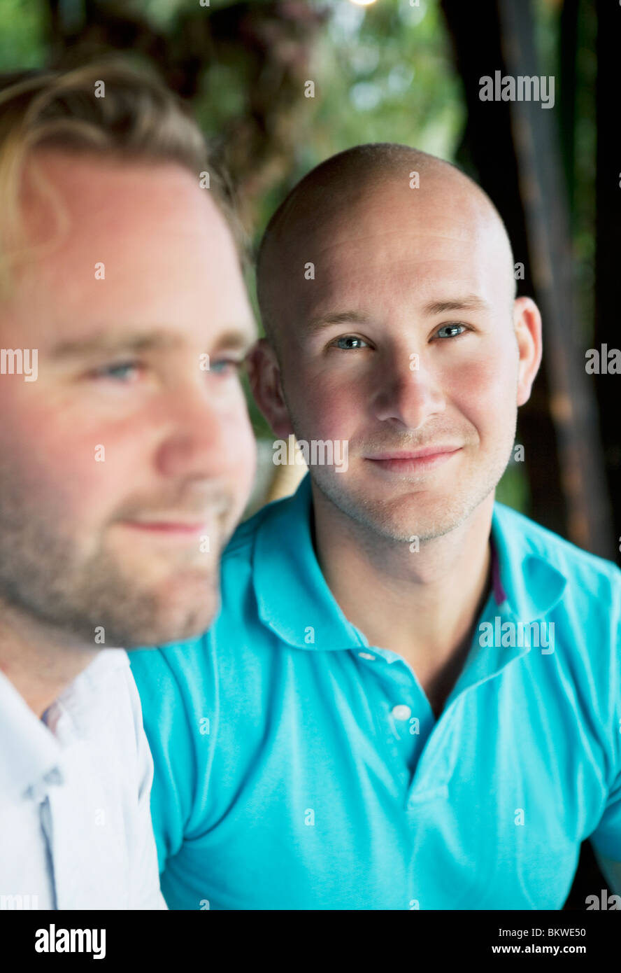 Two men look out hi-res stock photography and images - Alamy