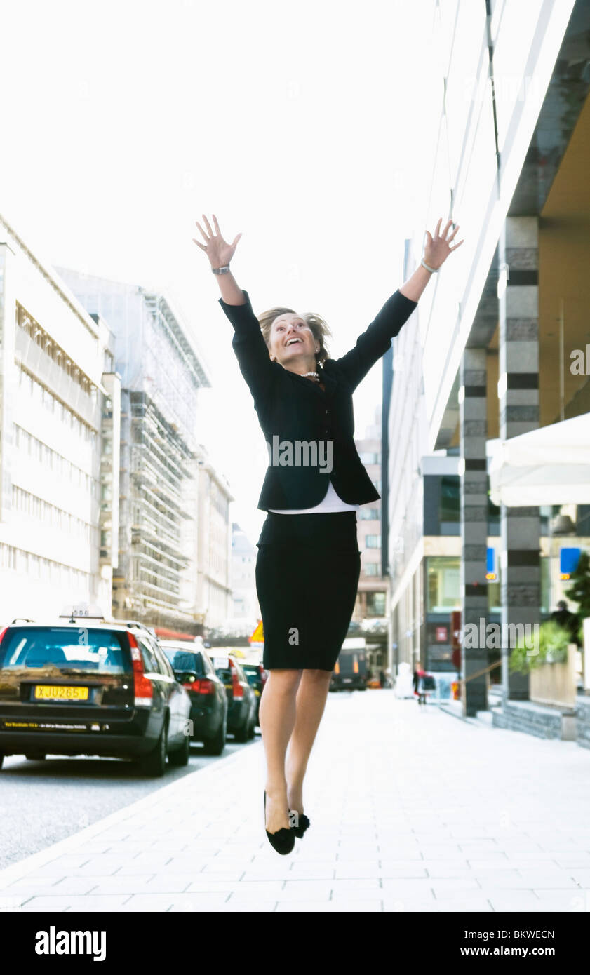 Happy leap hi-res stock photography and images - Alamy