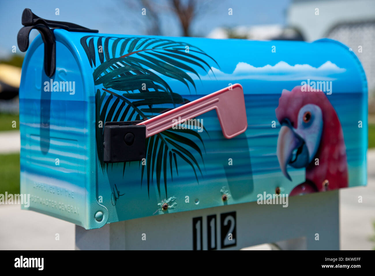 Colourful Mail Box, Florida, USA Stock Photo - Alamy