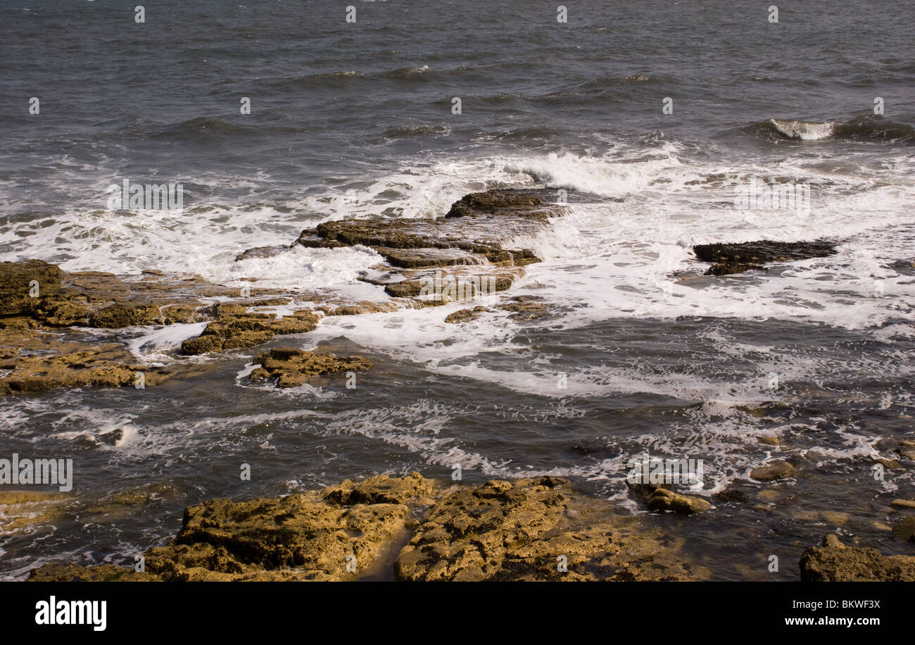 Waves surf tide sea rocks hi-res stock photography and images - Alamy