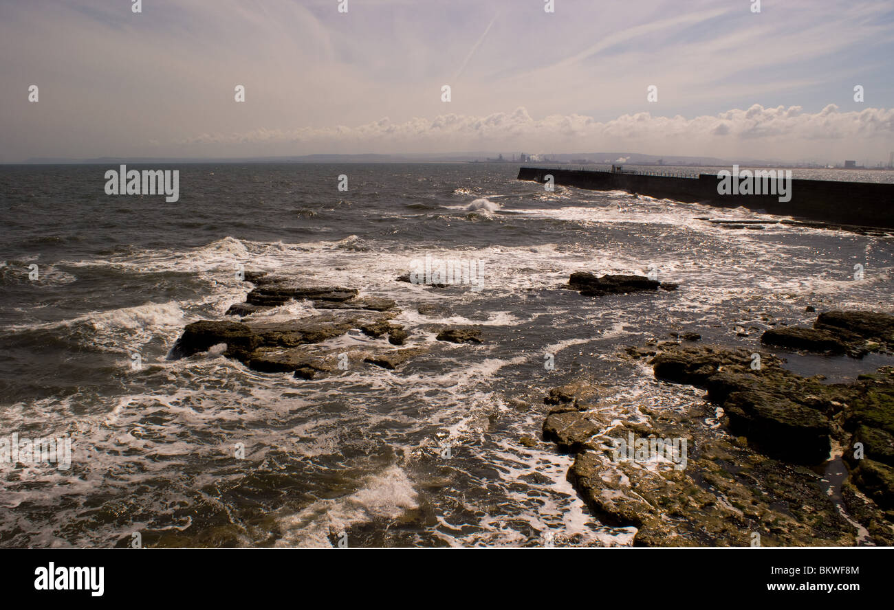 Hartlepool heugh breakwater pier hi-res stock photography and images ...
