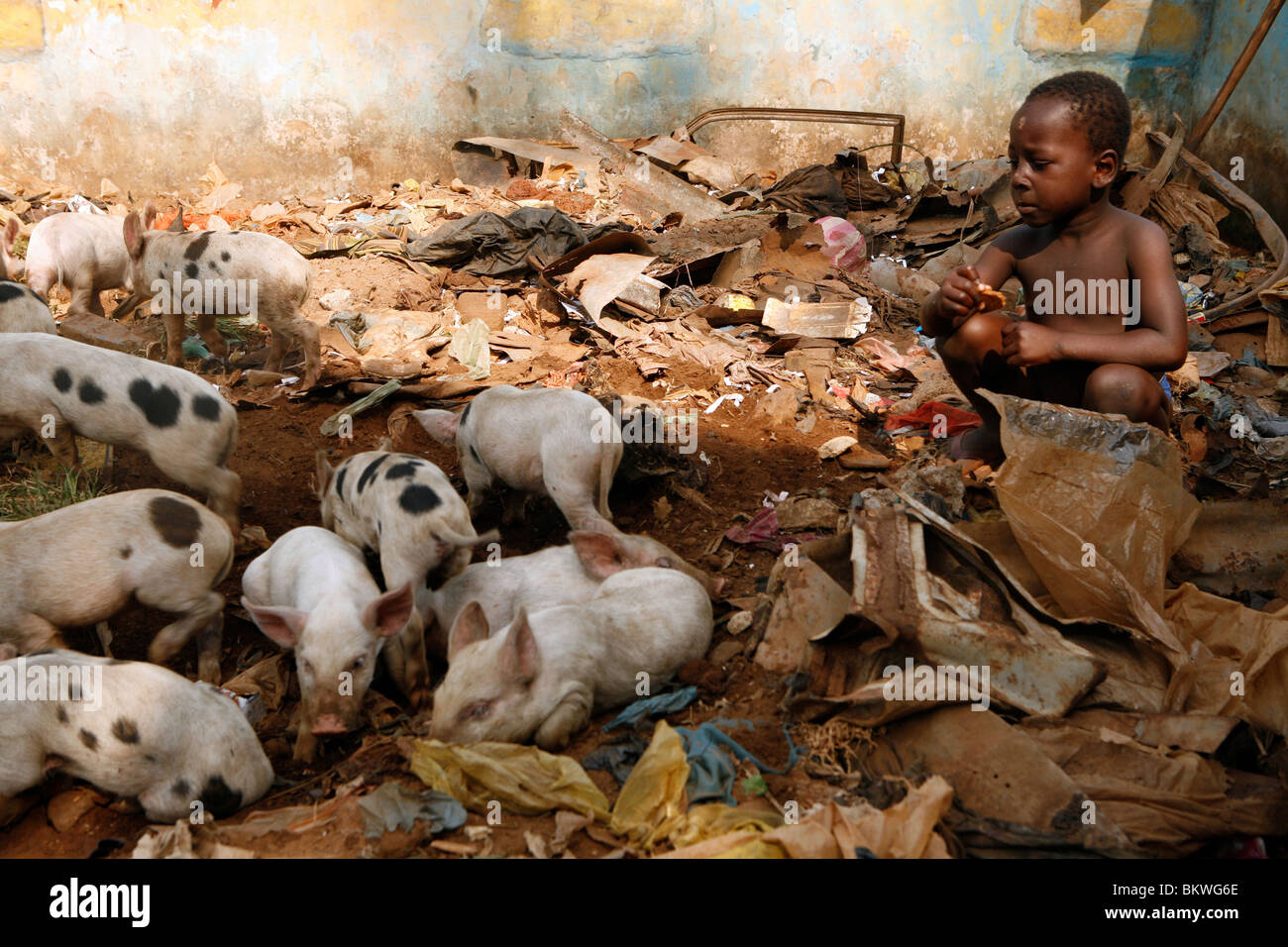 Sierra Leone Kroo Town In High Resolution Stock Photography and Images ...
