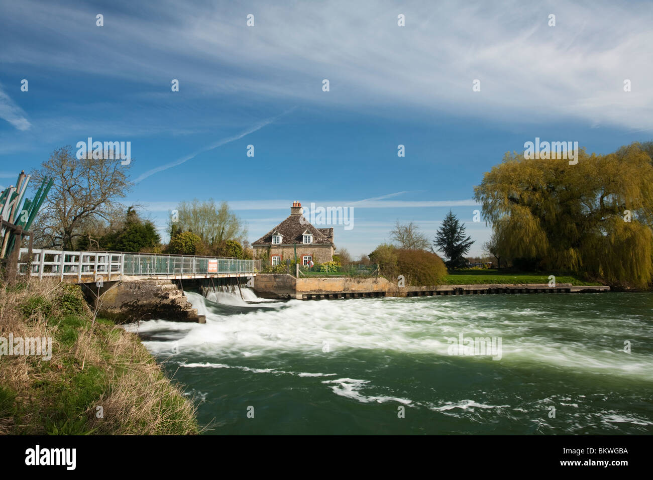 Rushey weir on river in hi-res stock photography and images - Alamy
