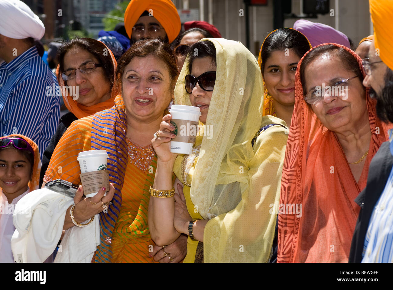 Thousands watch and participate in the 23rd Annual Sikh Day Parade in ...