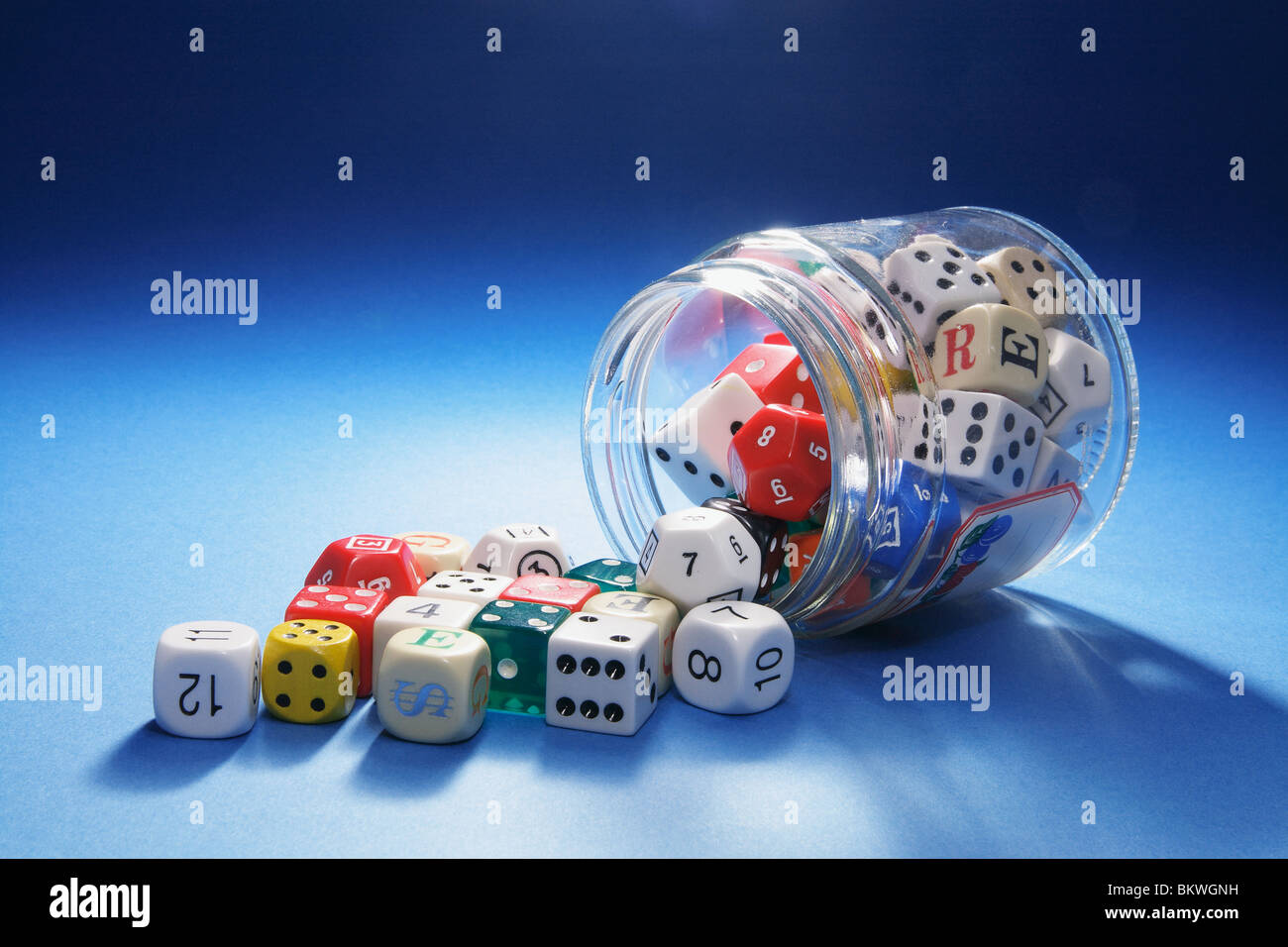 Glass dice hi-res stock photography and images - Alamy