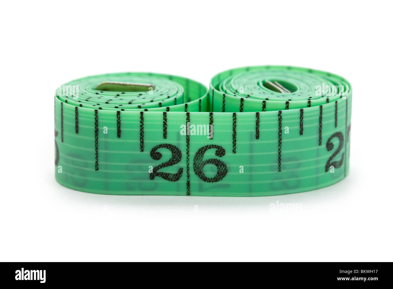 Green Tape Measure close up Stock Photo - Alamy