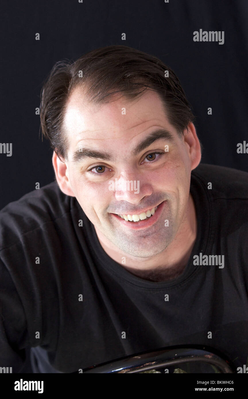 a very happy looking man with a big grin on his face Stock Photo - Alamy
