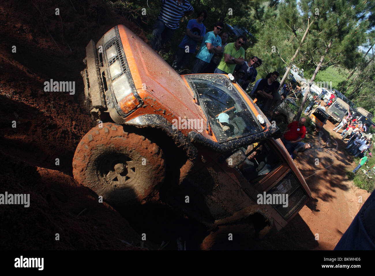 A 4x4 off roading rally in Famoes, Portugal Stock Photo - Alamy