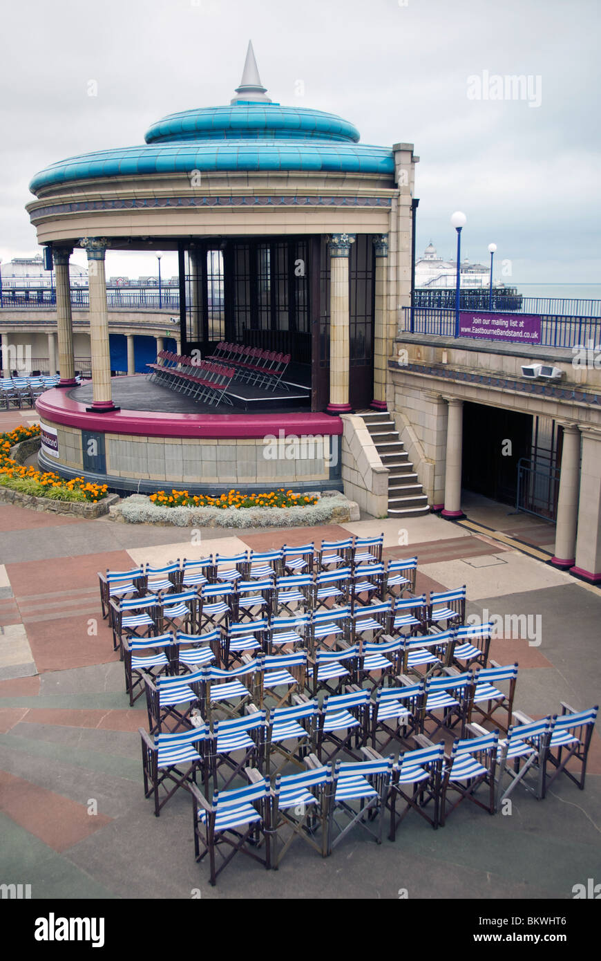 Eastbourne pier bandstand promenade hi-res stock photography and images ...