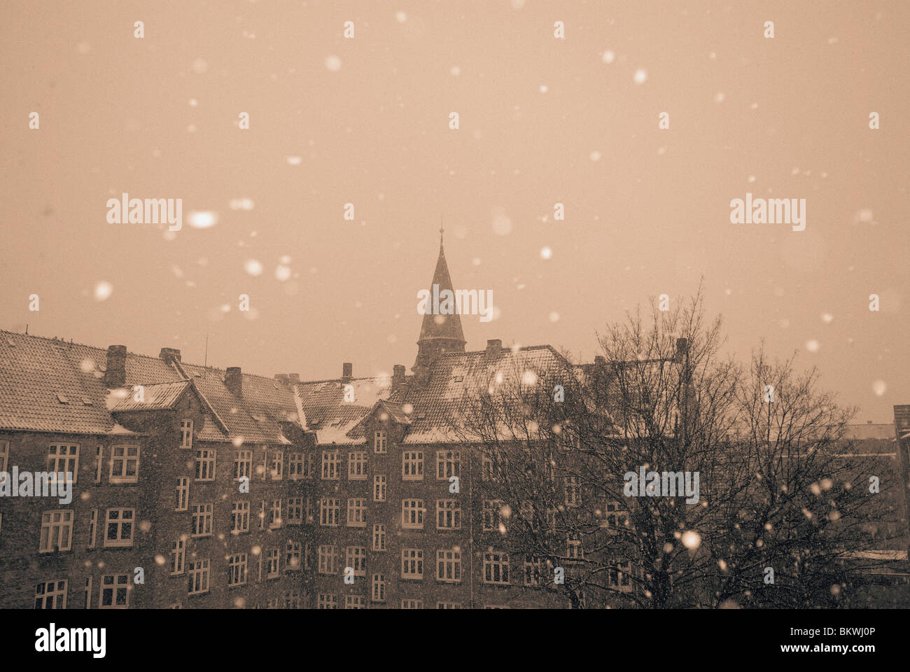 SNOW IS FALLING Stock Photo - Alamy