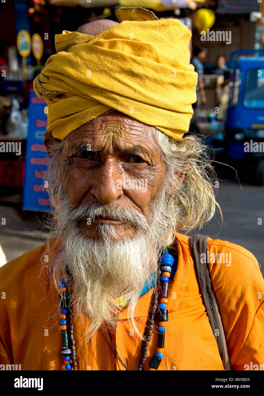 Pushkar man hi-res stock photography and images - Alamy