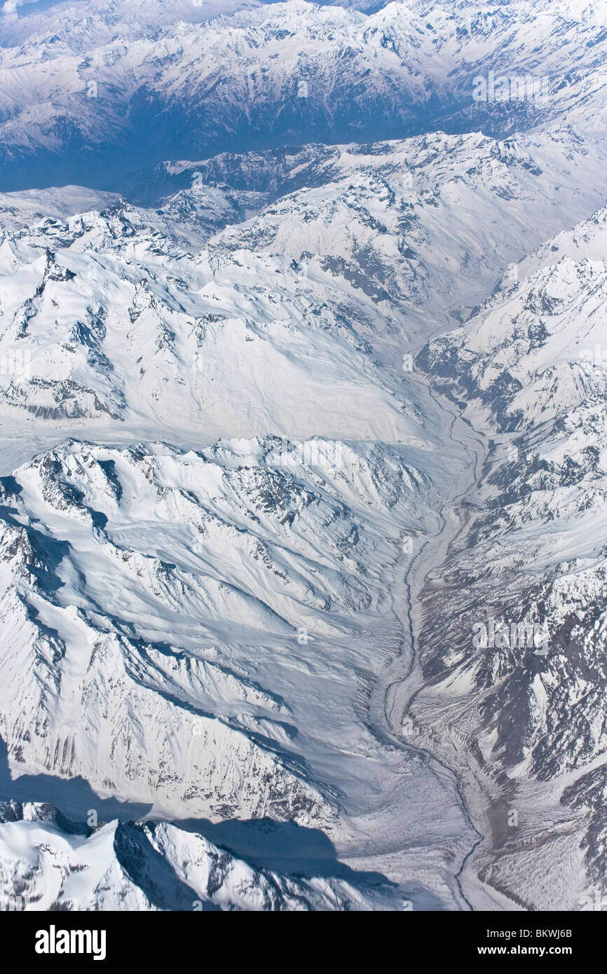 Himalaya glacier aerial view hi-res stock photography and images - Alamy