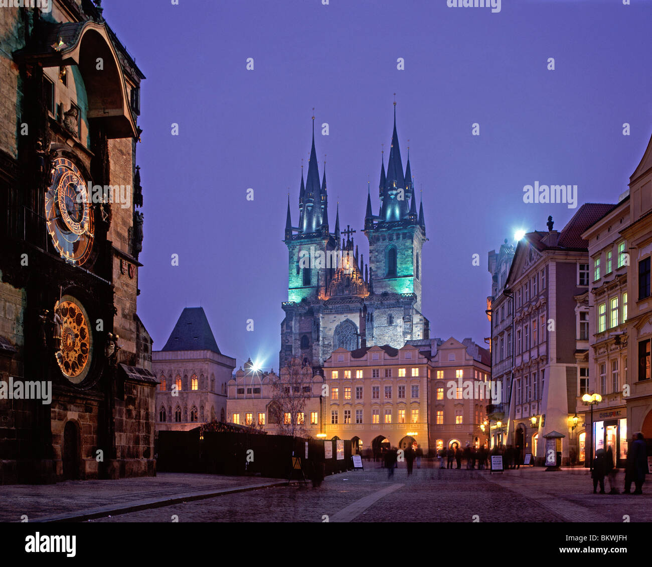 Prague main square hi-res stock photography and images - Alamy