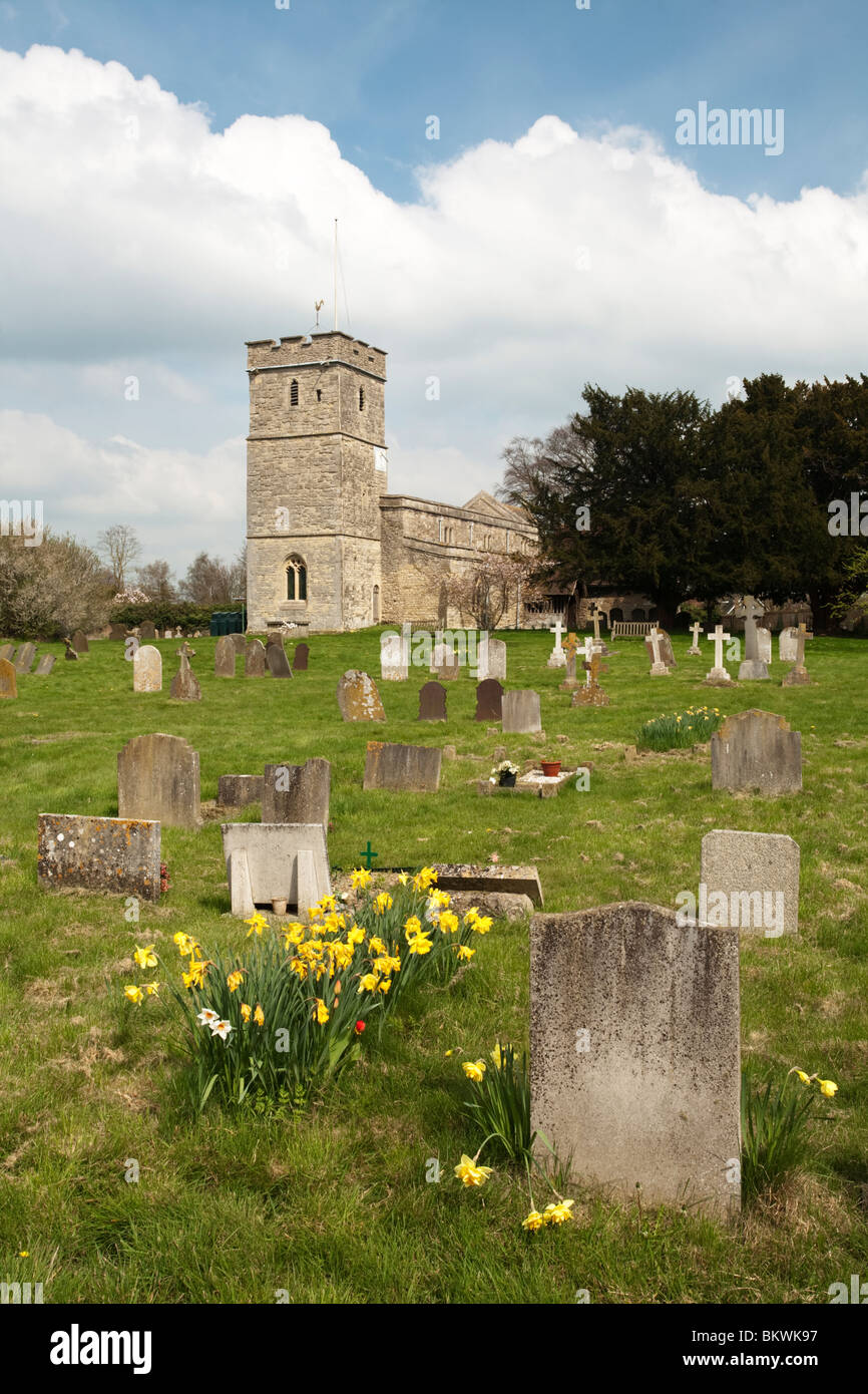 St Mary the Virgin Parish church in the Oxfordshire village of Long ...