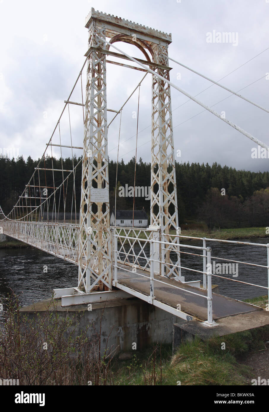 Polhollick suspension bridge hi-res stock photography and images - Alamy