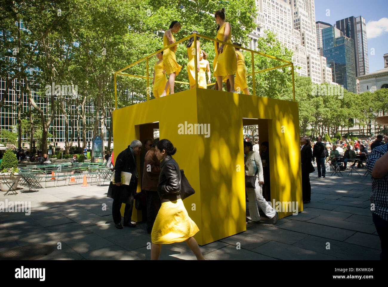 Women perform "Walk the Walk", an art project by the artist Kate ...