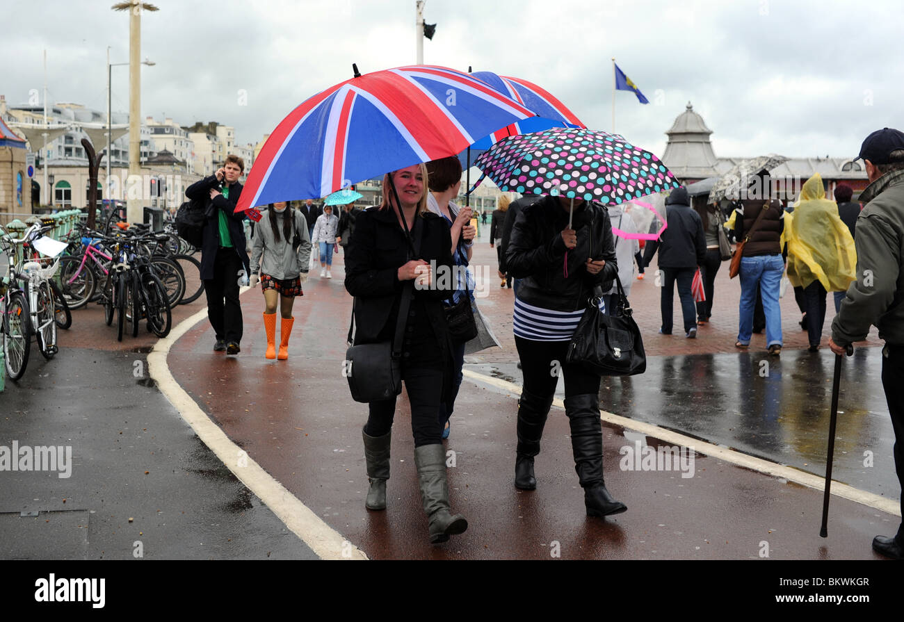 Union jack umbrellas hi-res stock photography and images - Alamy