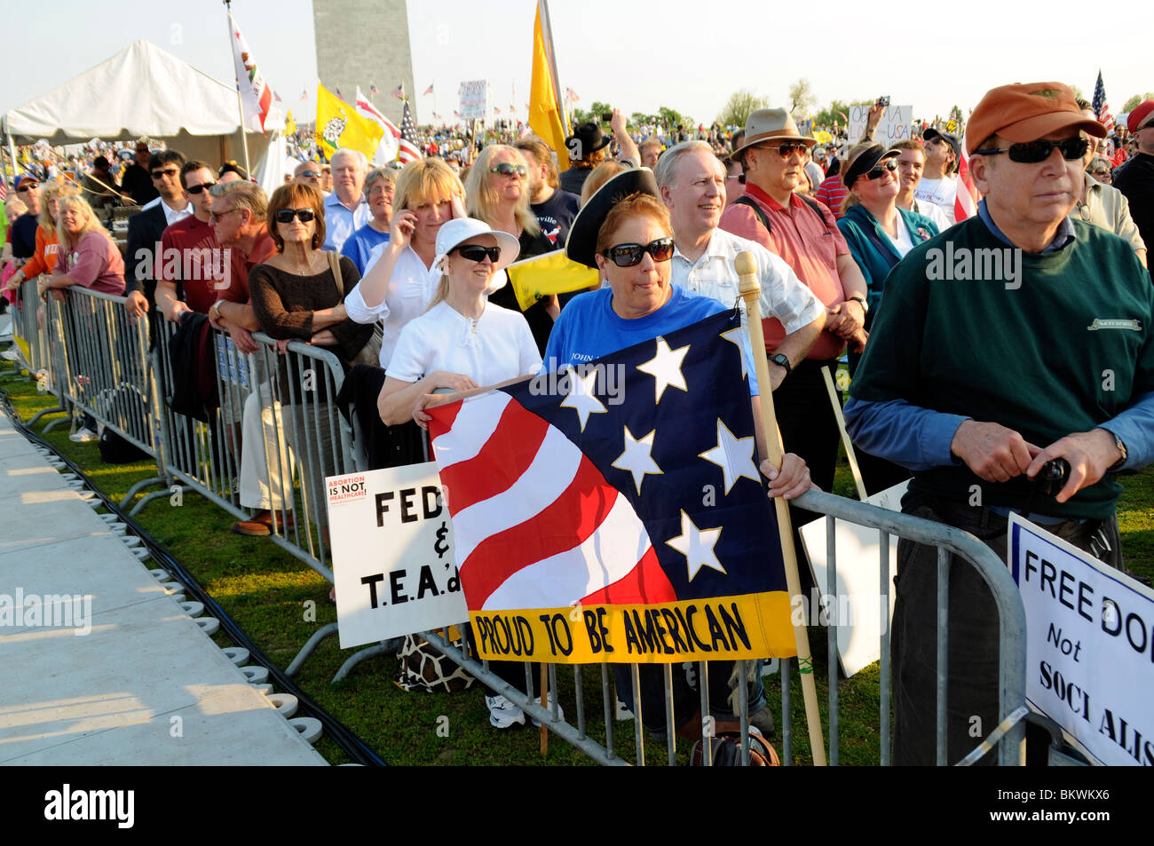 Tea party protest hi-res stock photography and images - Alamy