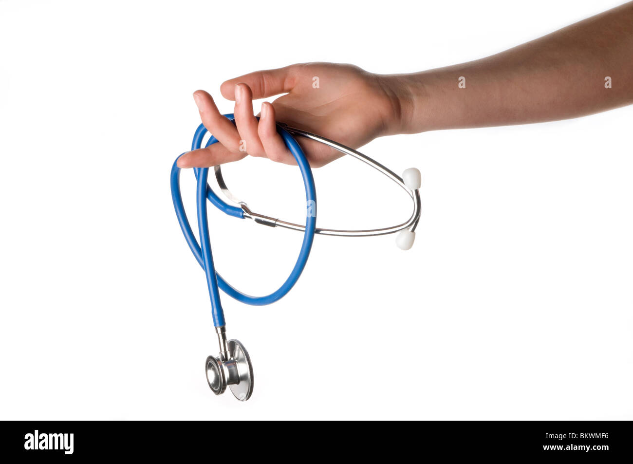 hand holding stethoscope Stock Photo - Alamy