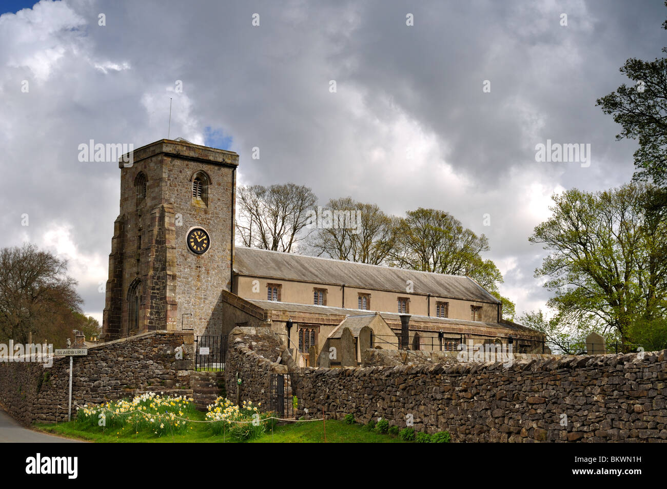 St Andrews parish church Slaidburn Lancashire Stock Photo - Alamy
