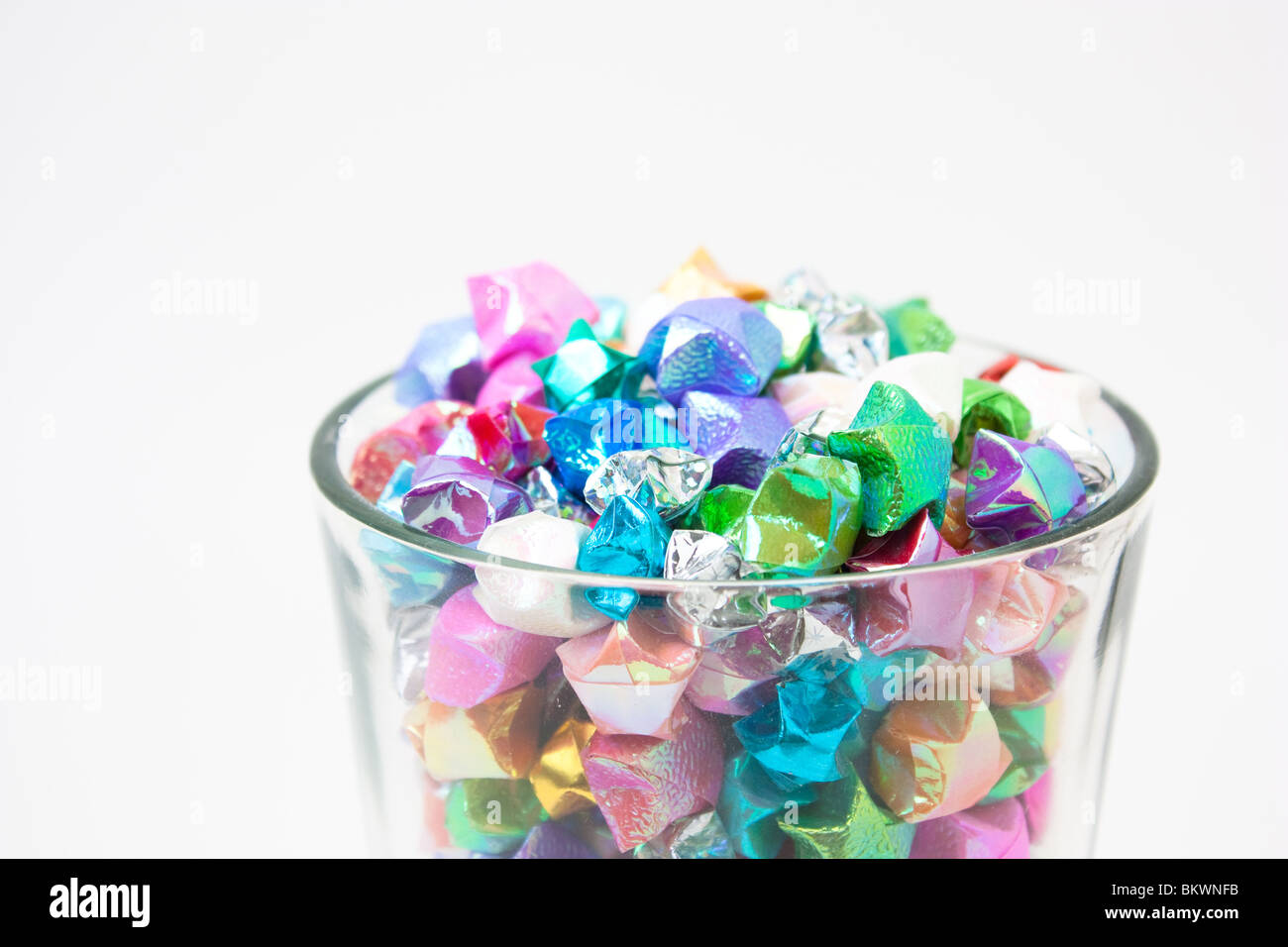 glass star paper cutout closeup Stock Photo - Alamy