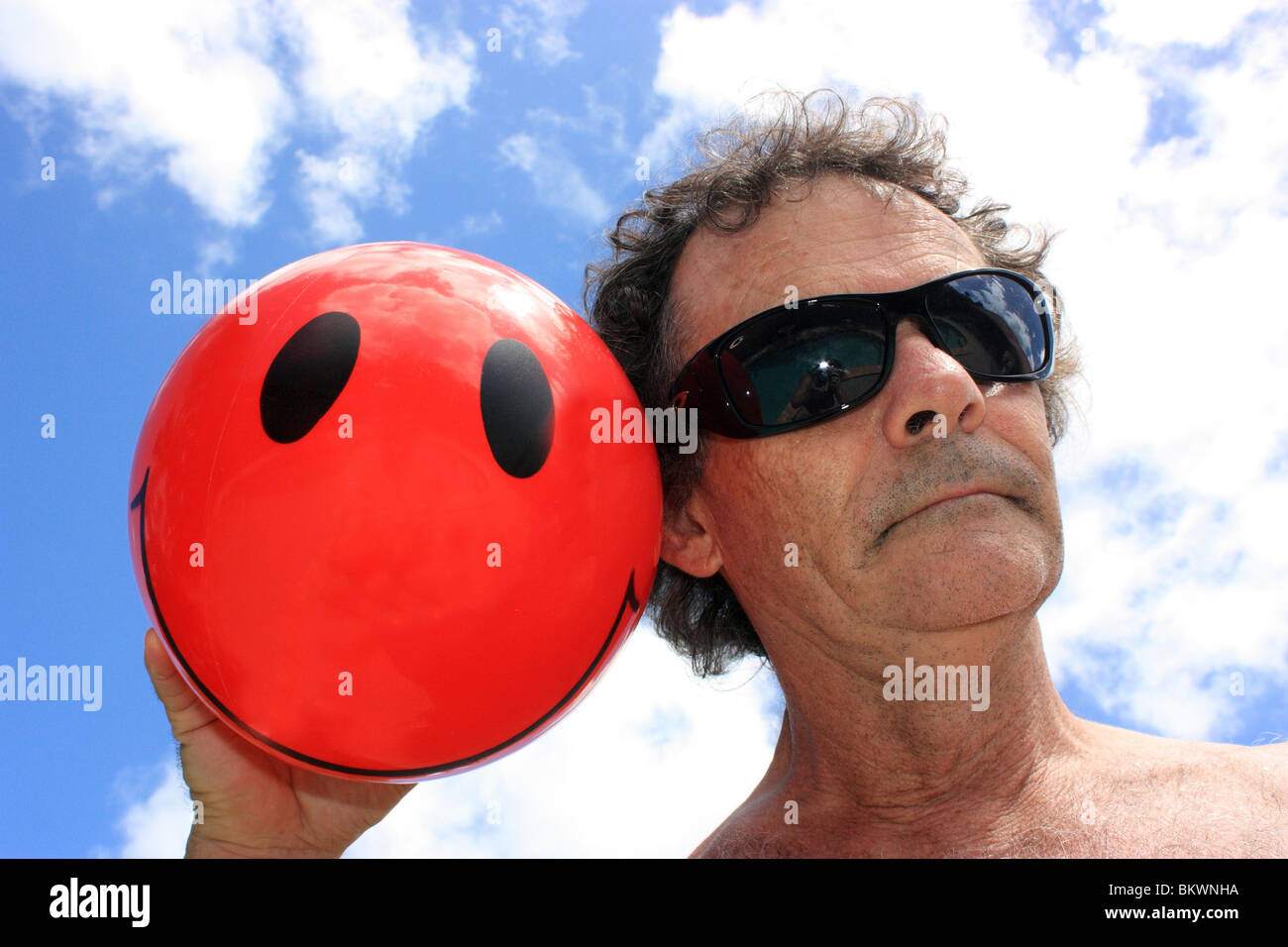 Sad smiley ball hi-res stock photography and images - Alamy