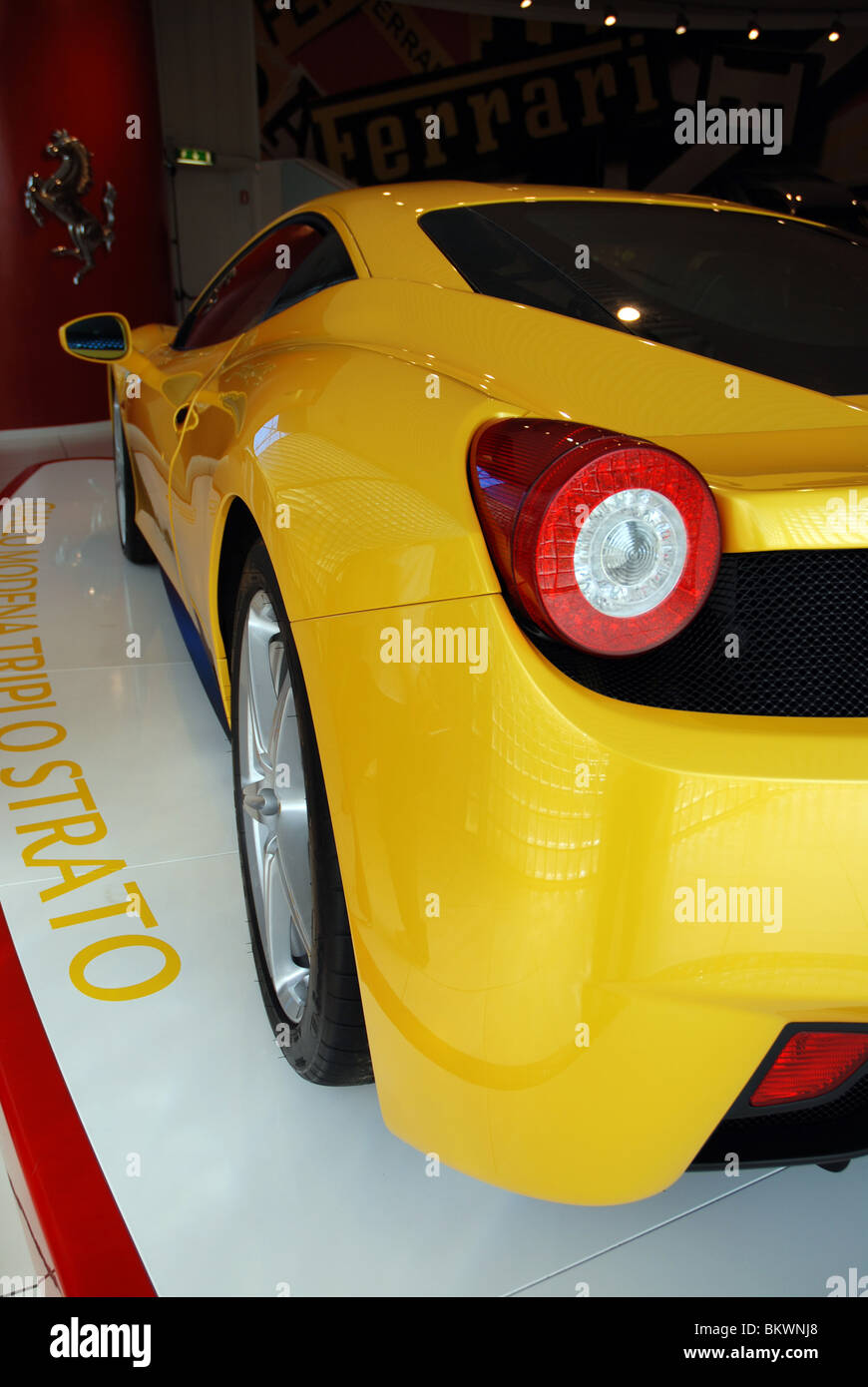 Ferrari 458 Italia taken at the Ferrari Galleria at Modena Italy near ...