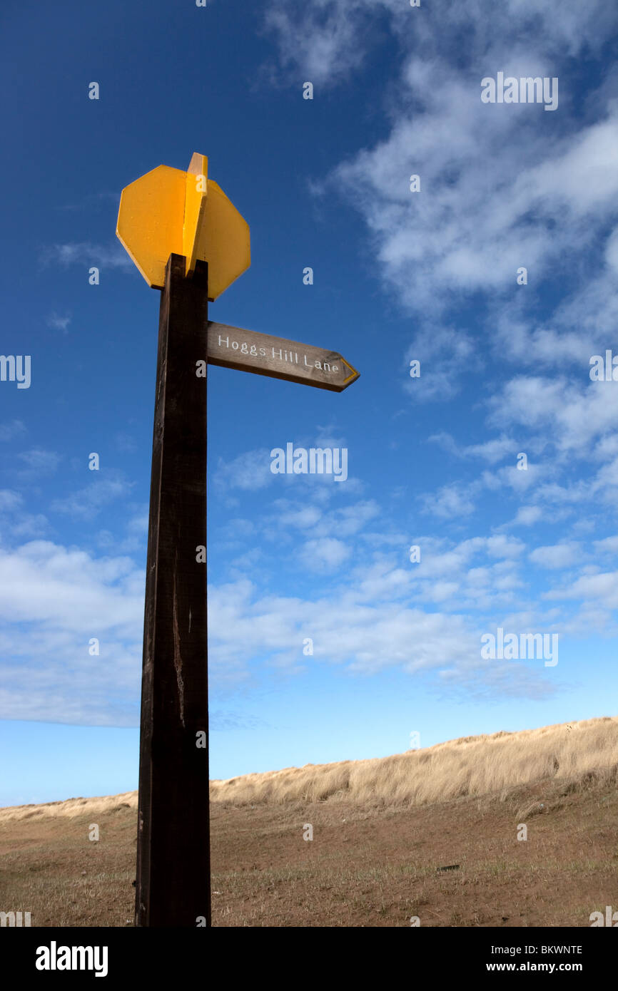 Coastal Access Directional Waymarker Stock Photo - Alamy