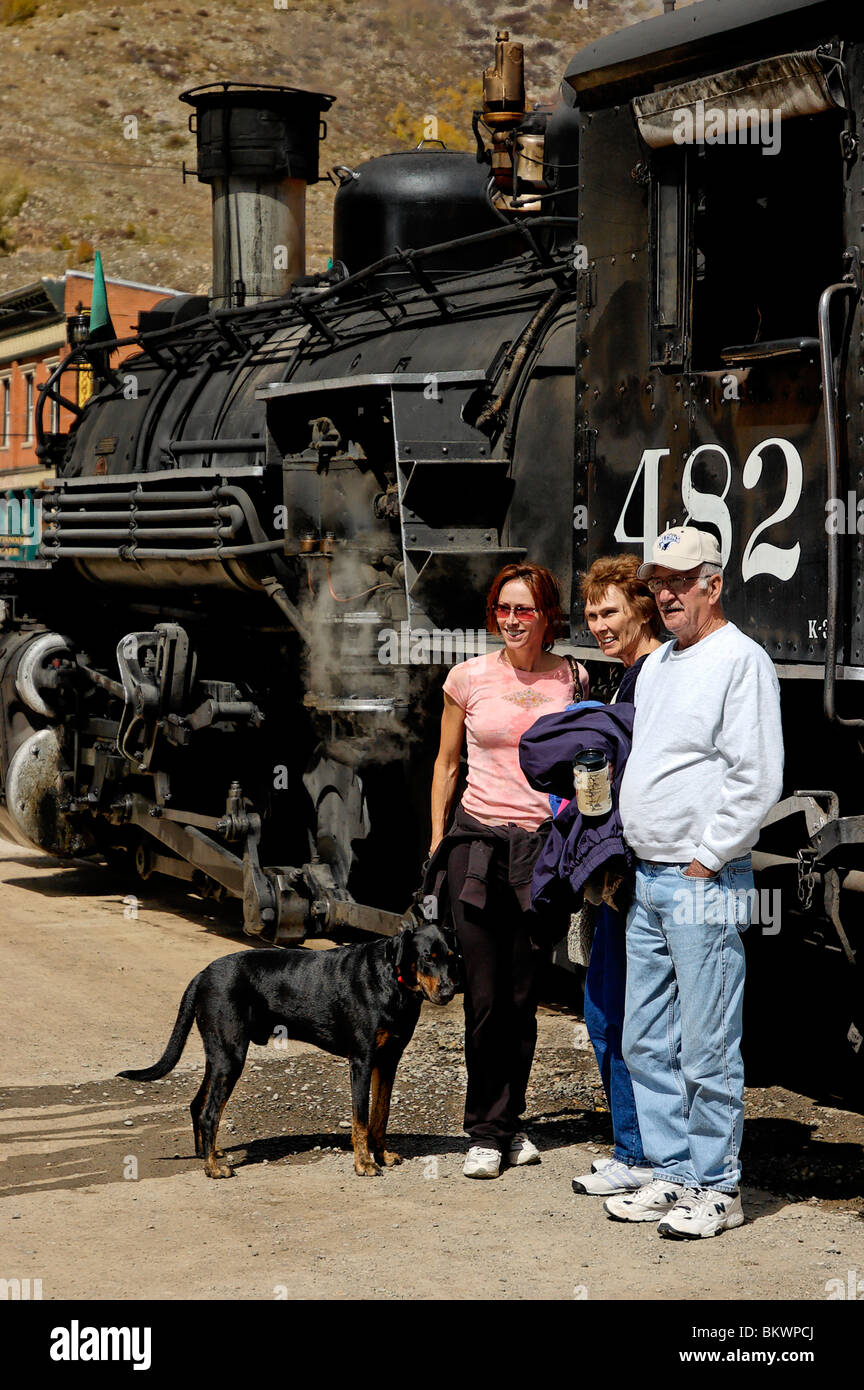 Locomotive 482 durango silverton narrow hi-res stock photography and ...