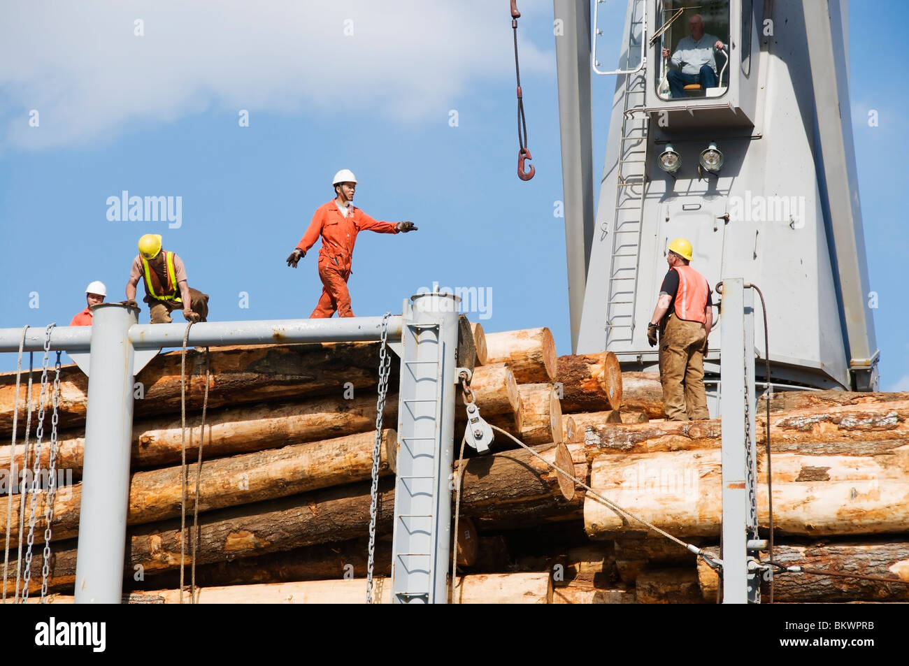 Logs cargo hi-res stock photography and images - Alamy